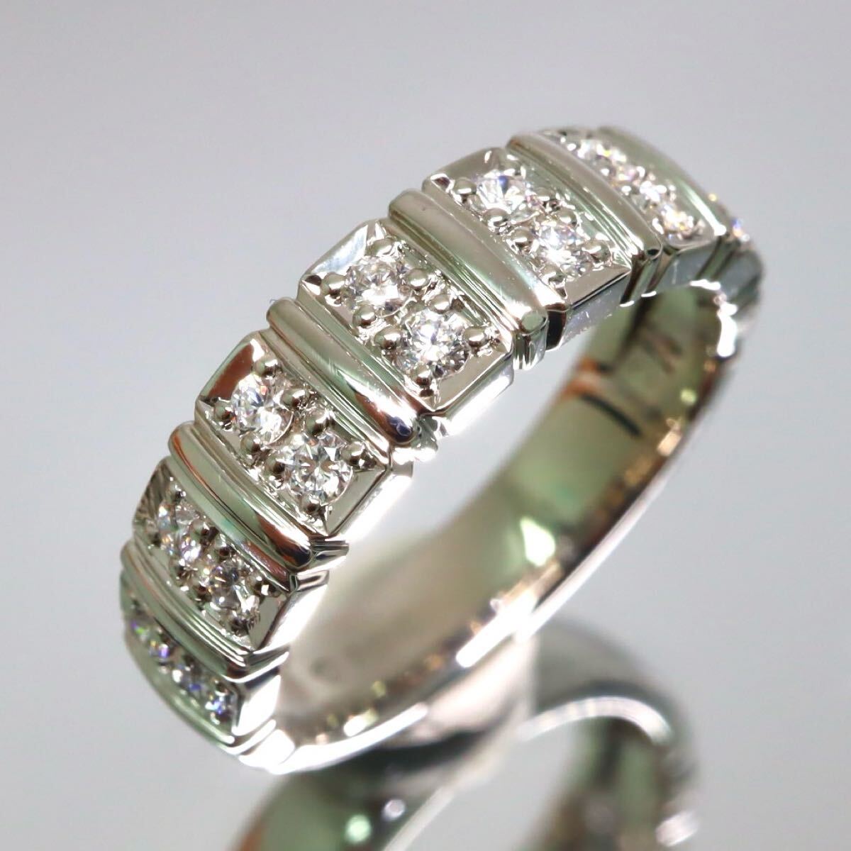 Yahoo!オークション - 0.25ct Pt900 【Ambrose(アンブローズ)】 天然ダ...