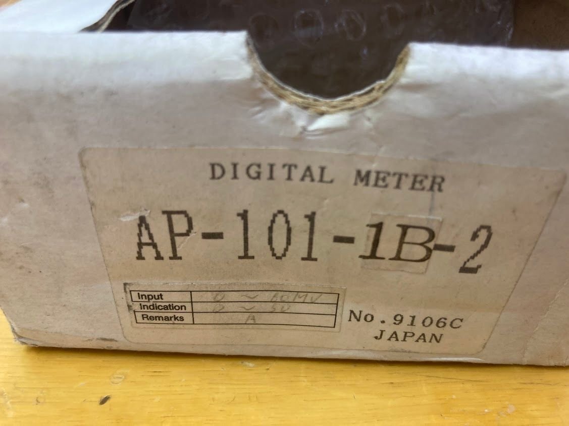 Yahoo!オークション - D0243#旭計器 デジタルメーター AP-101-1B-2 50A