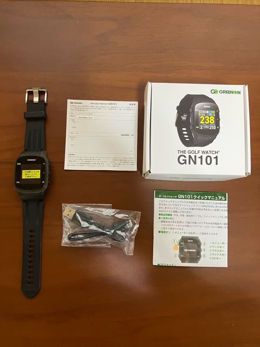 Yahoo!オークション - グリーンオン ゴルフウォッチ GN101