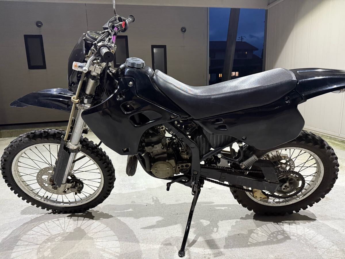 Yahoo!オークション - kdx125 カワサキ 2スト 中古 全塗装 黒 ブラック