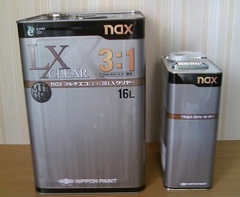 Yahoo!オークション - 2液型最高級クリヤー(3 1) 1kgセット NAXマル...