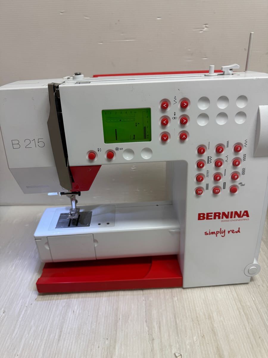 Yahoo!オークション - ベルニナ simply red B215 コンピュータミシン ...