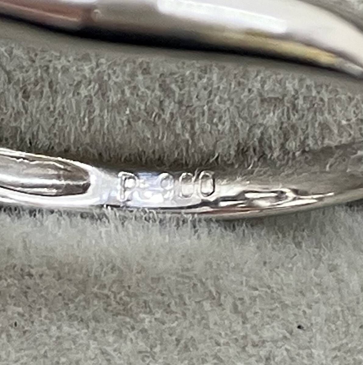 Yahoo!オークション - Pt900 12号 ダイヤ0.02ct リング 3.8g カラース...