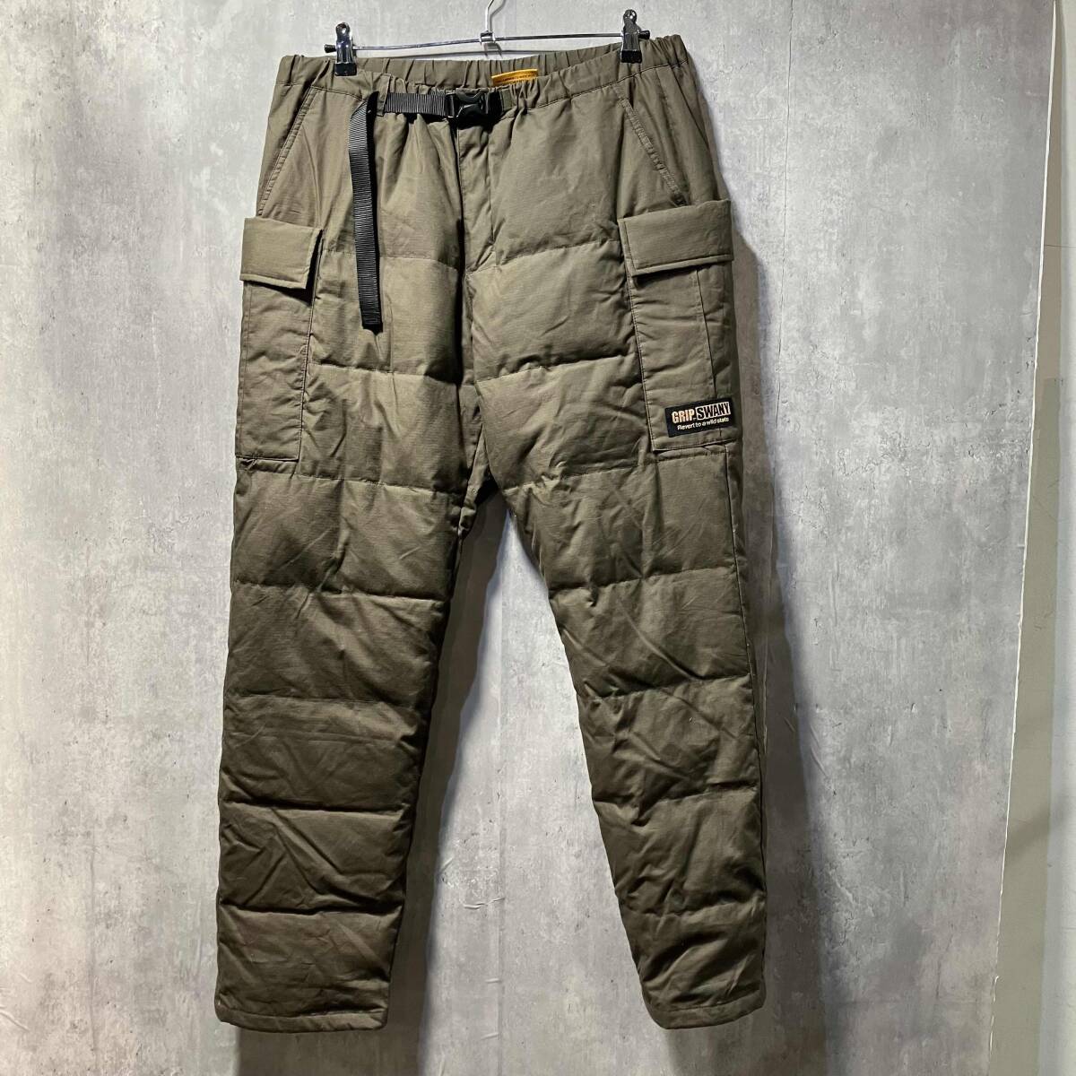 Yahoo!オークション - GRIPSWANY down pants ダウンパンツ カーキ サイ...