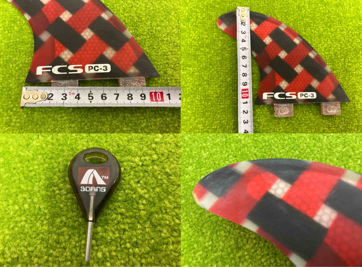 Yahoo!オークション - サーフボードフィン FCS PC-3 3枚セット