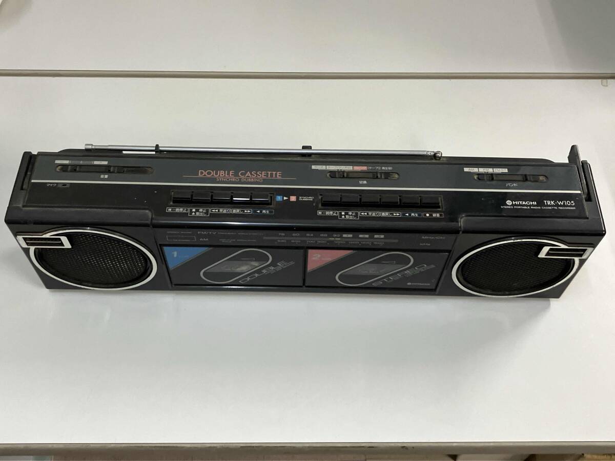 Yahoo!オークション - ジャンク ラジカセ HITACHI TRK-W105