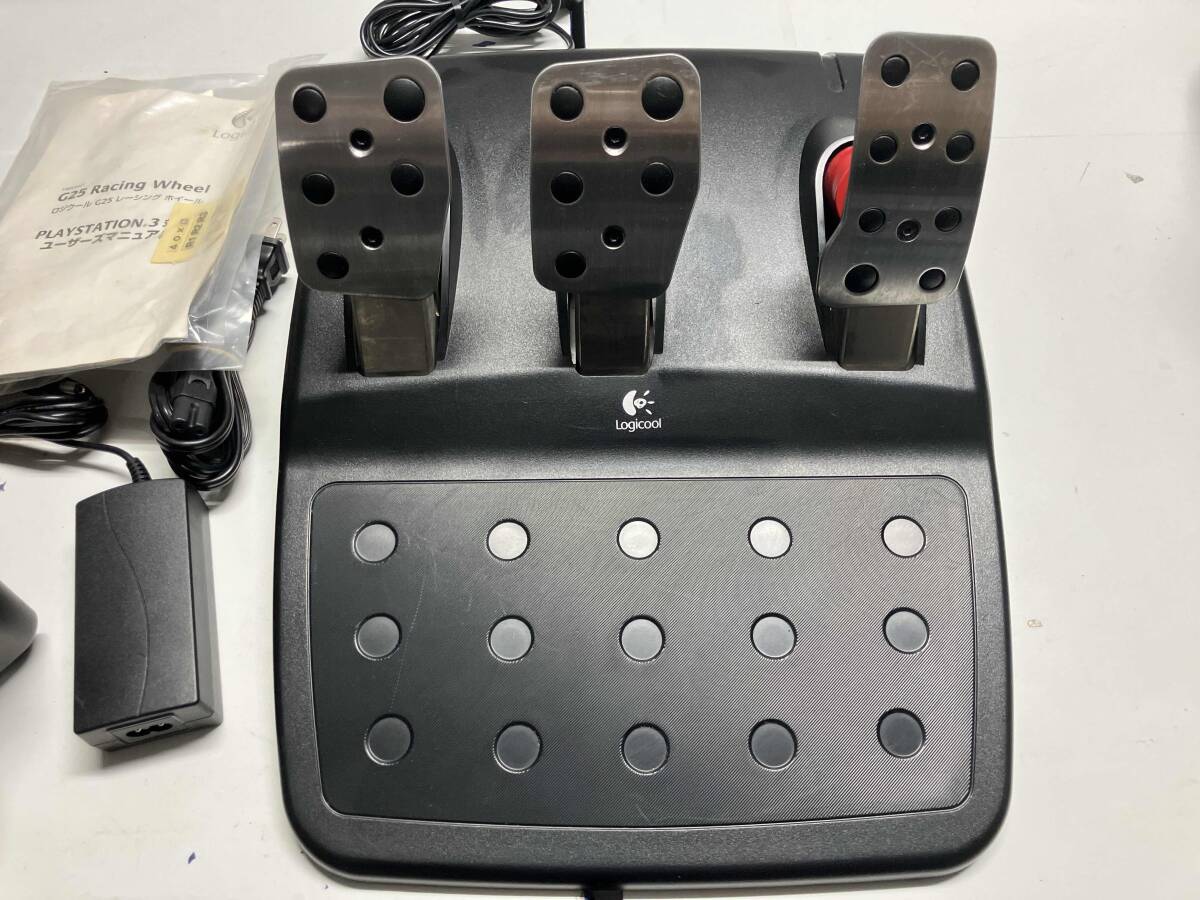 Yahoo!オークション - PS3 G25レーシングホイール Logicool E-UP15 ス...