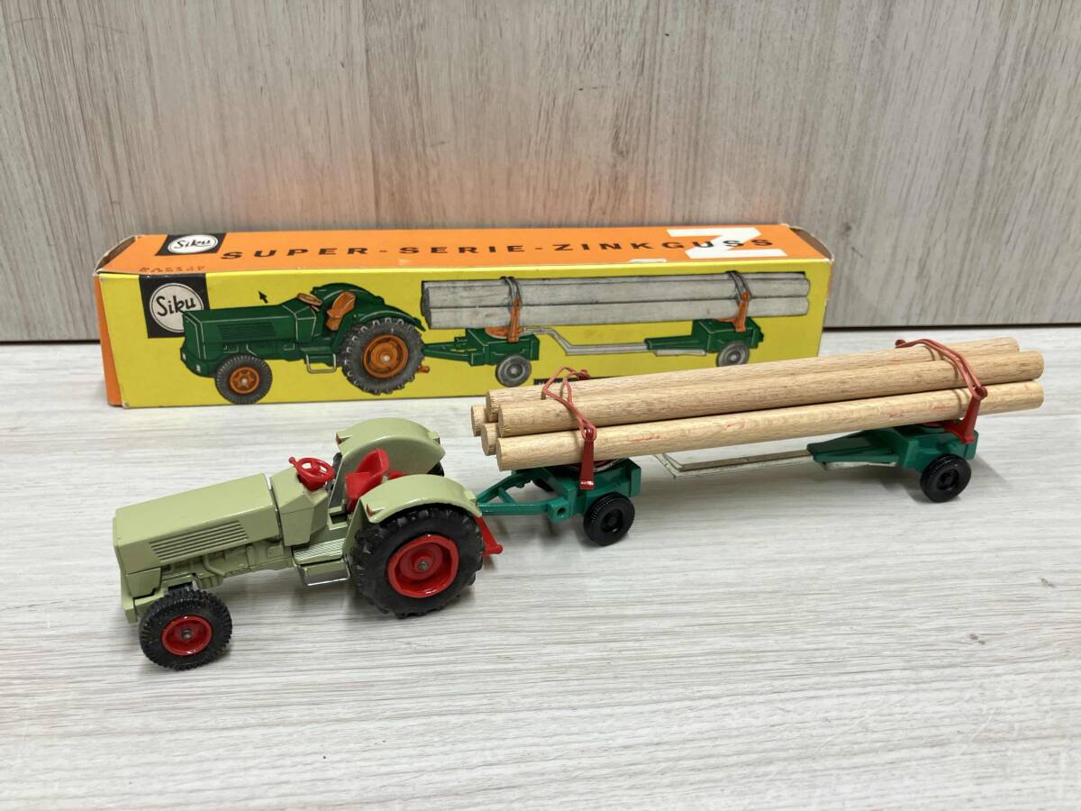 Yahoo!オークション - Siku SUPER-SERIE-ZINKGUSS HANOMAG-Zugschleppe...