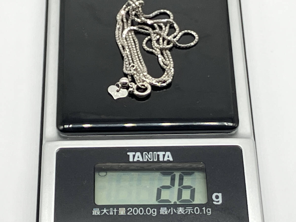 Yahoo!オークション - K18WG／ベネチアンチェーンネックレス／2.6g／45...