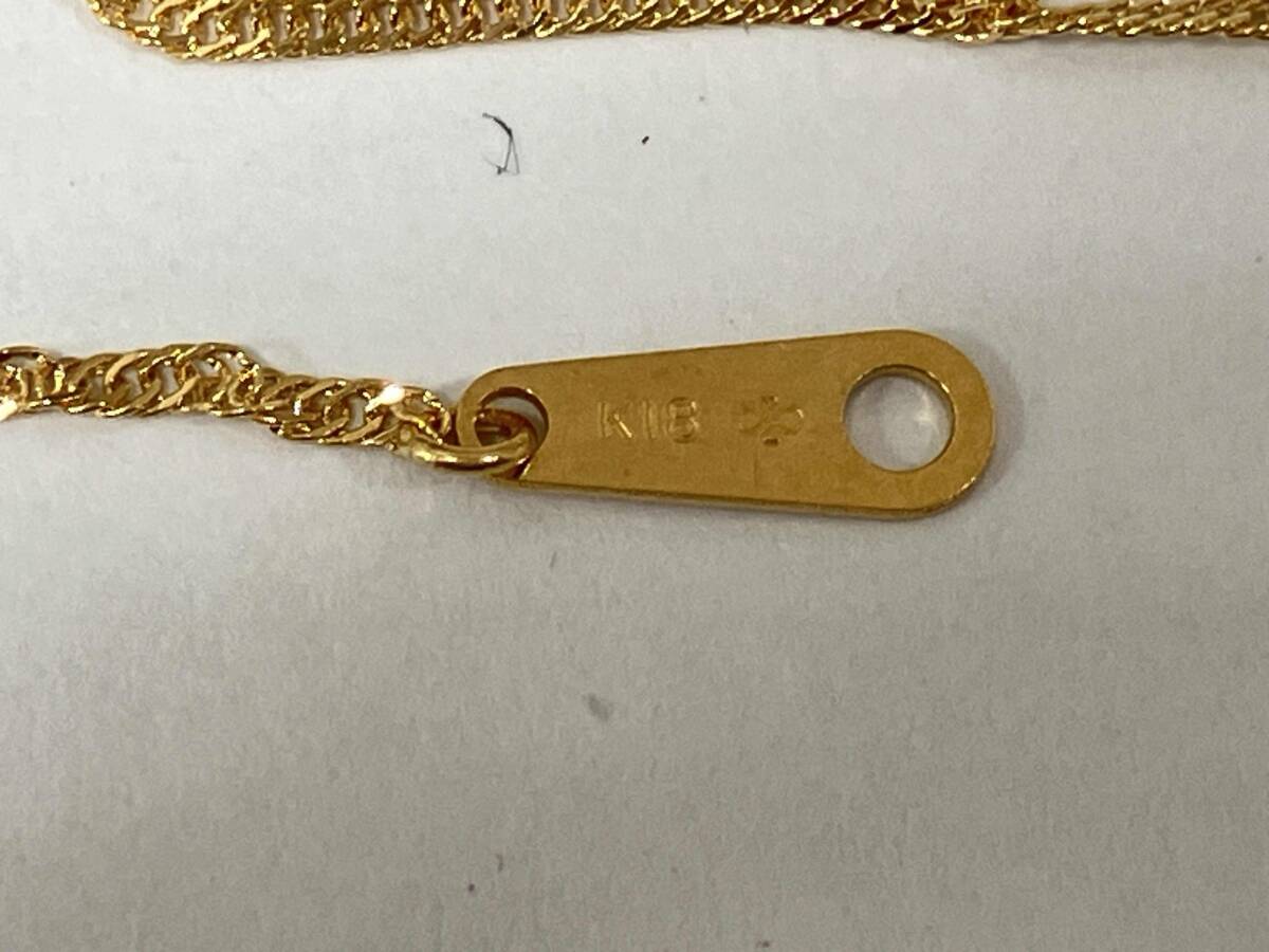 Yahoo!オークション - K18/1.2g/40cmネックレス