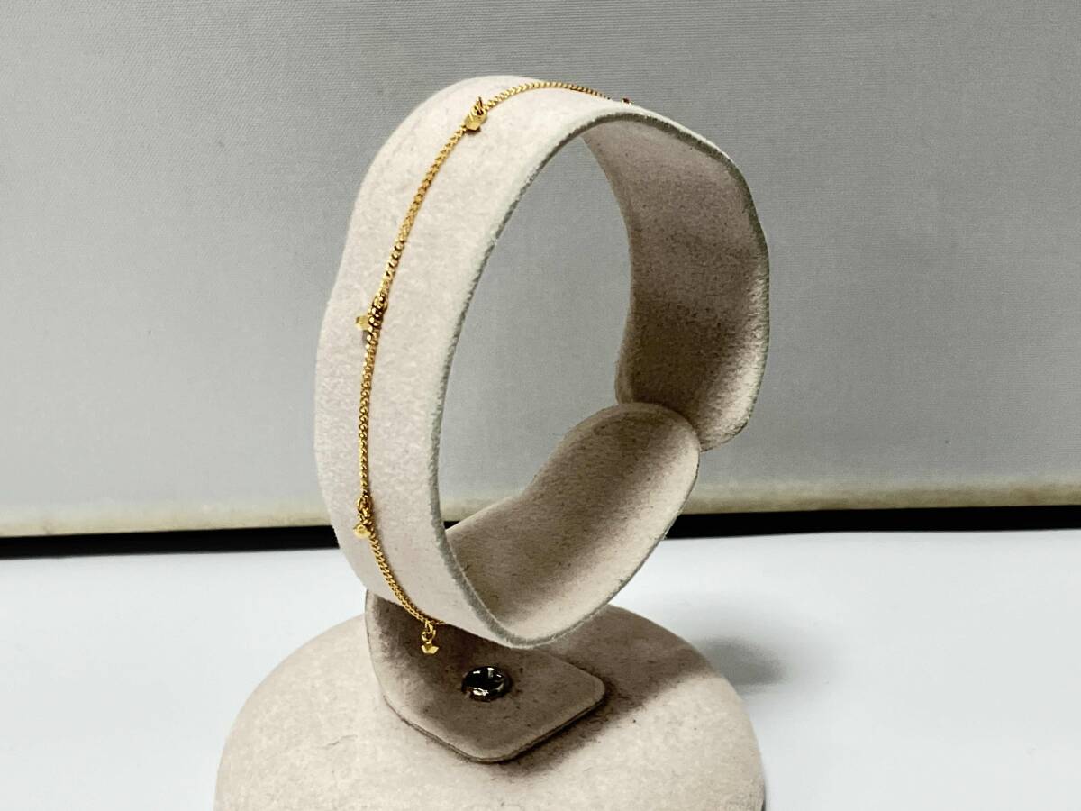 Yahoo!オークション - K18/0.9g/16cmブレスレット