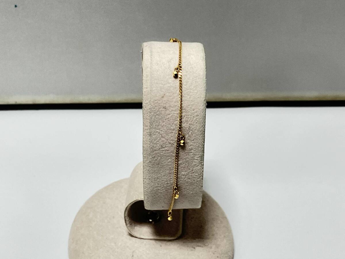 Yahoo!オークション - K18/0.9g/16cmブレスレット