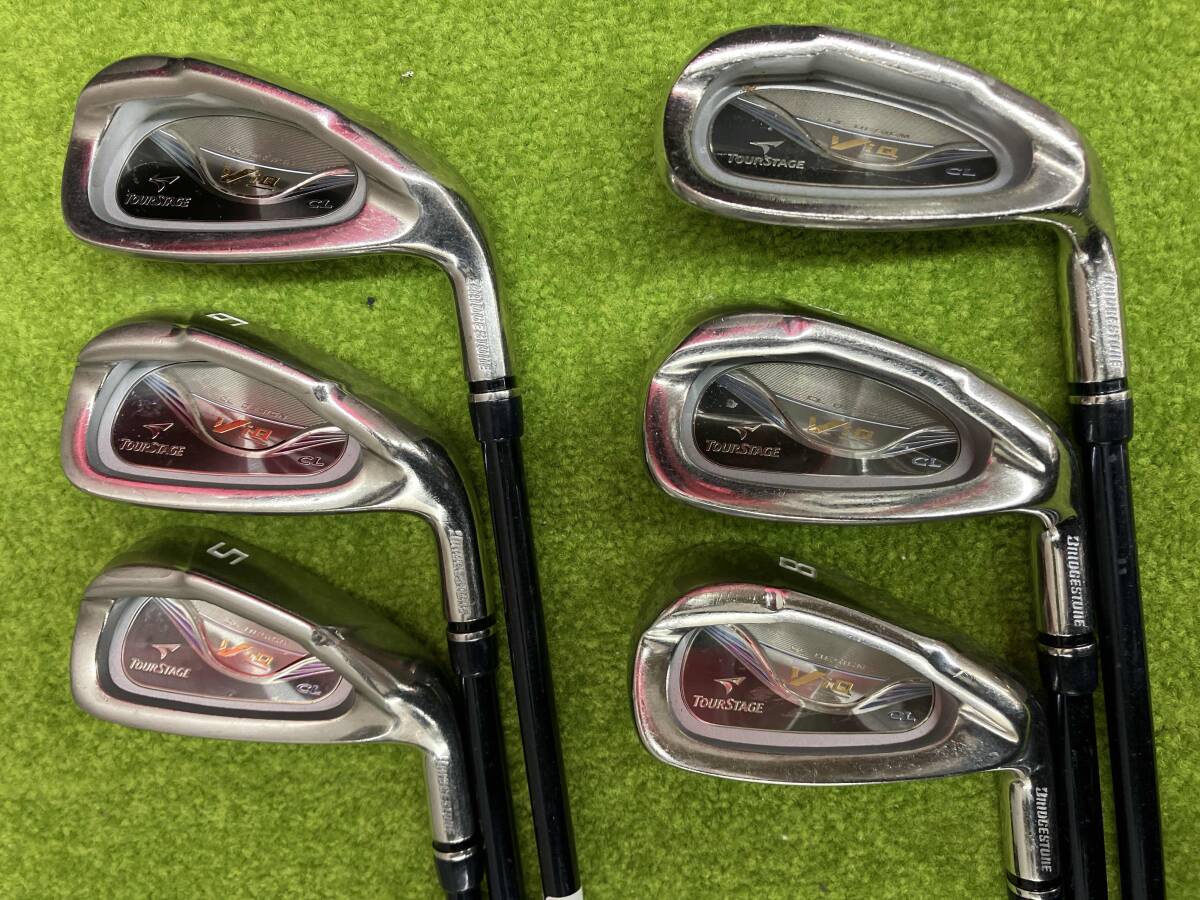Yahoo!オークション - アイアンセット レディース BRIDGESTONE TOURSTA...