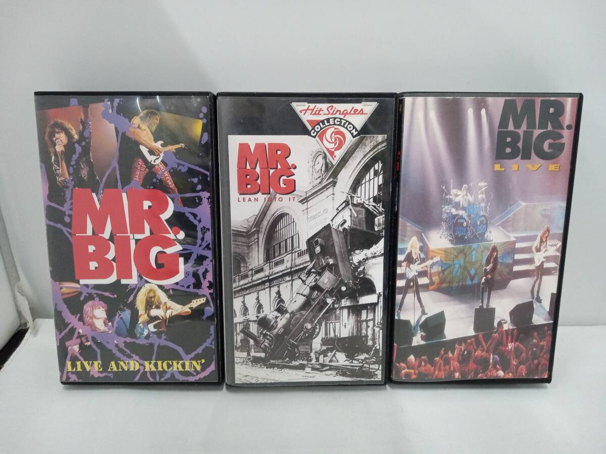 Yahoo!オークション - ジャンク 【VHS】現状品／MR.BIG《3タイトルセッ...