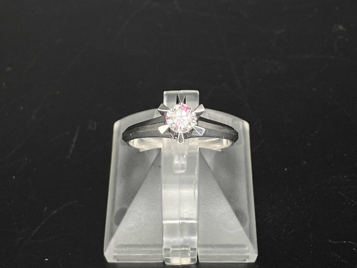 Yahoo!オークション - pt900 ＃10／D0.30ct／総重量3.7g リング