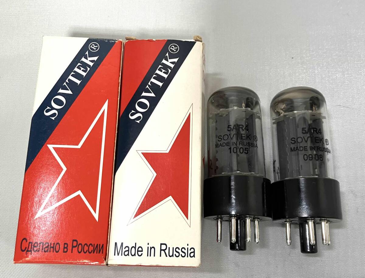 Yahoo!オークション - 真空管 SOVTEK 5AR4 2本 動作未確認