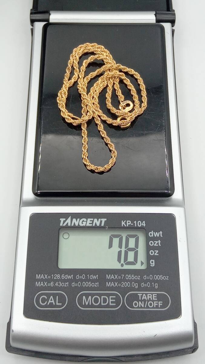 Yahoo!オークション - K18 ゴールド ネックレス 40cm 総重量7.8g