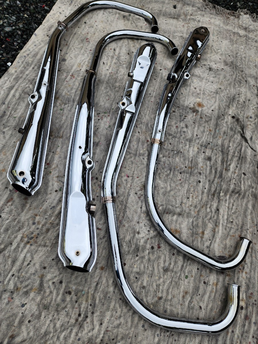 Yahoo!オークション - Z1Z2 4本出しマフラー 4バラ 社外