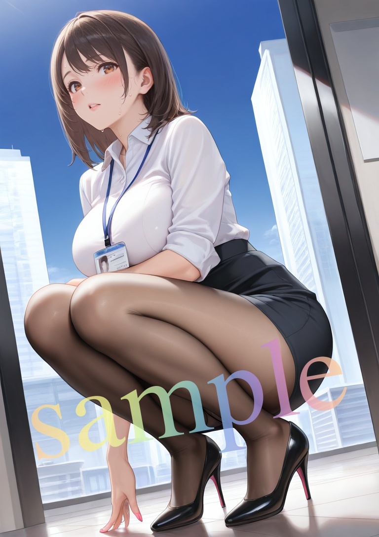 Yahoo!オークション - オリジナル 美女 高画質 A4 ポスター1点物 イラ...