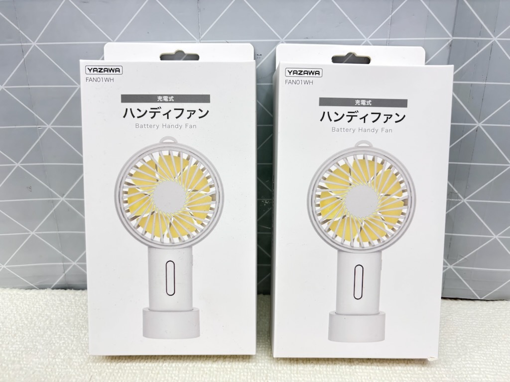 Yahoo!オークション - F512 新品 YAZAWA ヤザワ 2個セット 充電式 ハン...