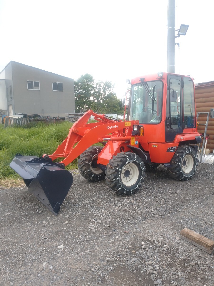 Yahoo!オークション - クボタR430Z H26年式 0.4立米タイヤショベル 低...