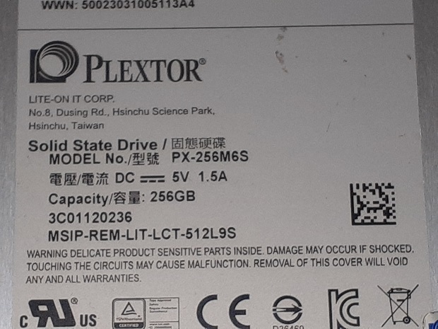 Yahoo!オークション - 2.5" 内蔵型SSD PLEXTOR PX-256M6S 256GB SAT...