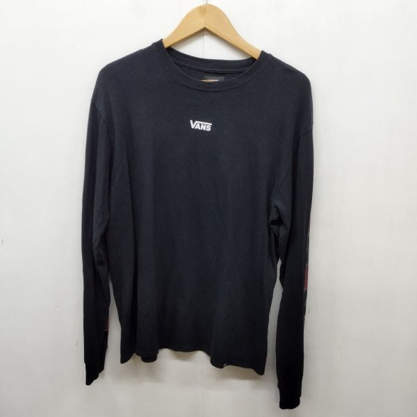 Yahoo!オークション - F319 VANS バンズ 長袖 Tシャツ ロンT ブラック ...
