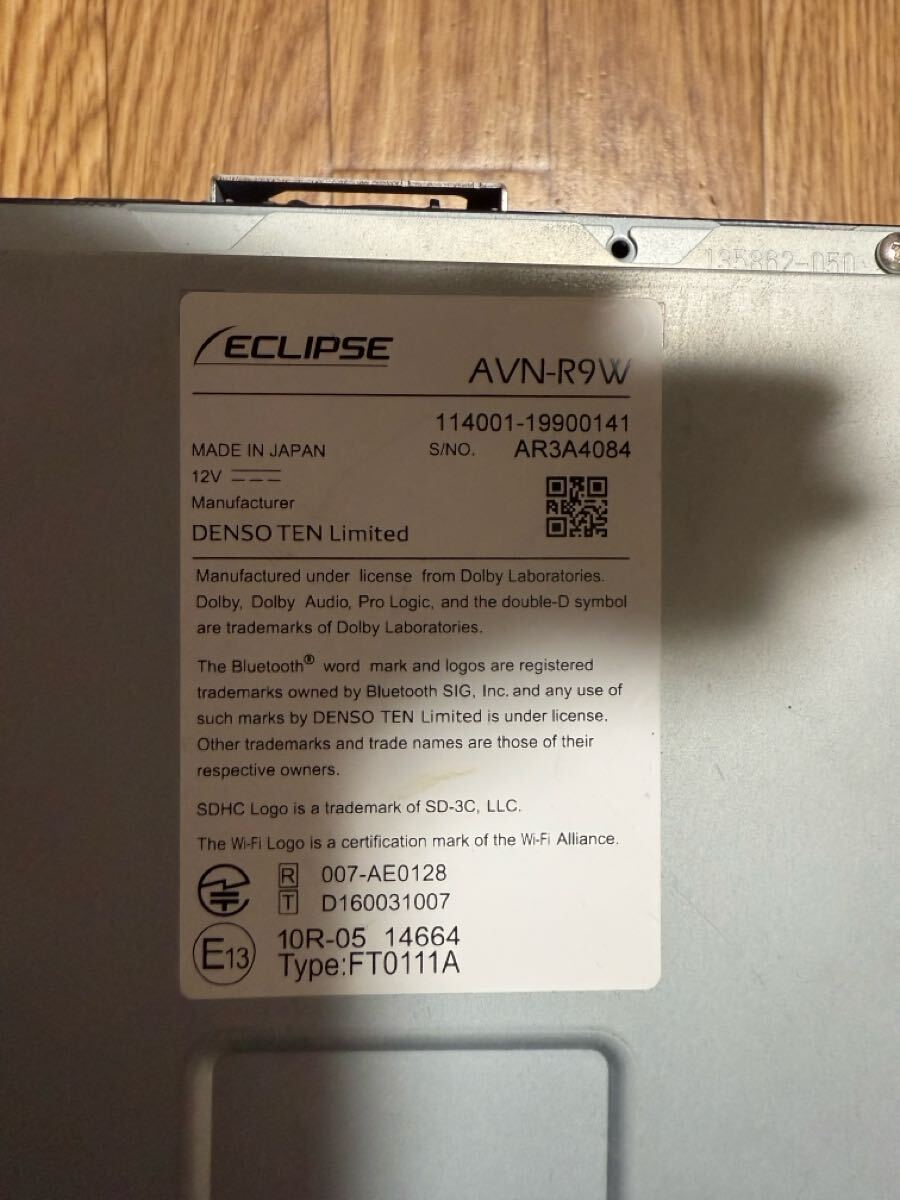 Yahoo!オークション - イクリプス AVN-R9W カーナビ Bluetooth