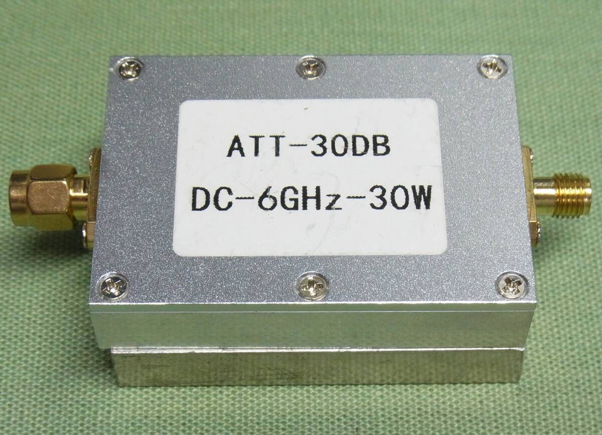 マイクロ波 アッテネーター 30dB 30W DC 6GHz おまけQRPダミーロード(アマチュア無線)｜売買されたオークション情報、yahooの商品情報をアーカイブ公開 - オークファン ...