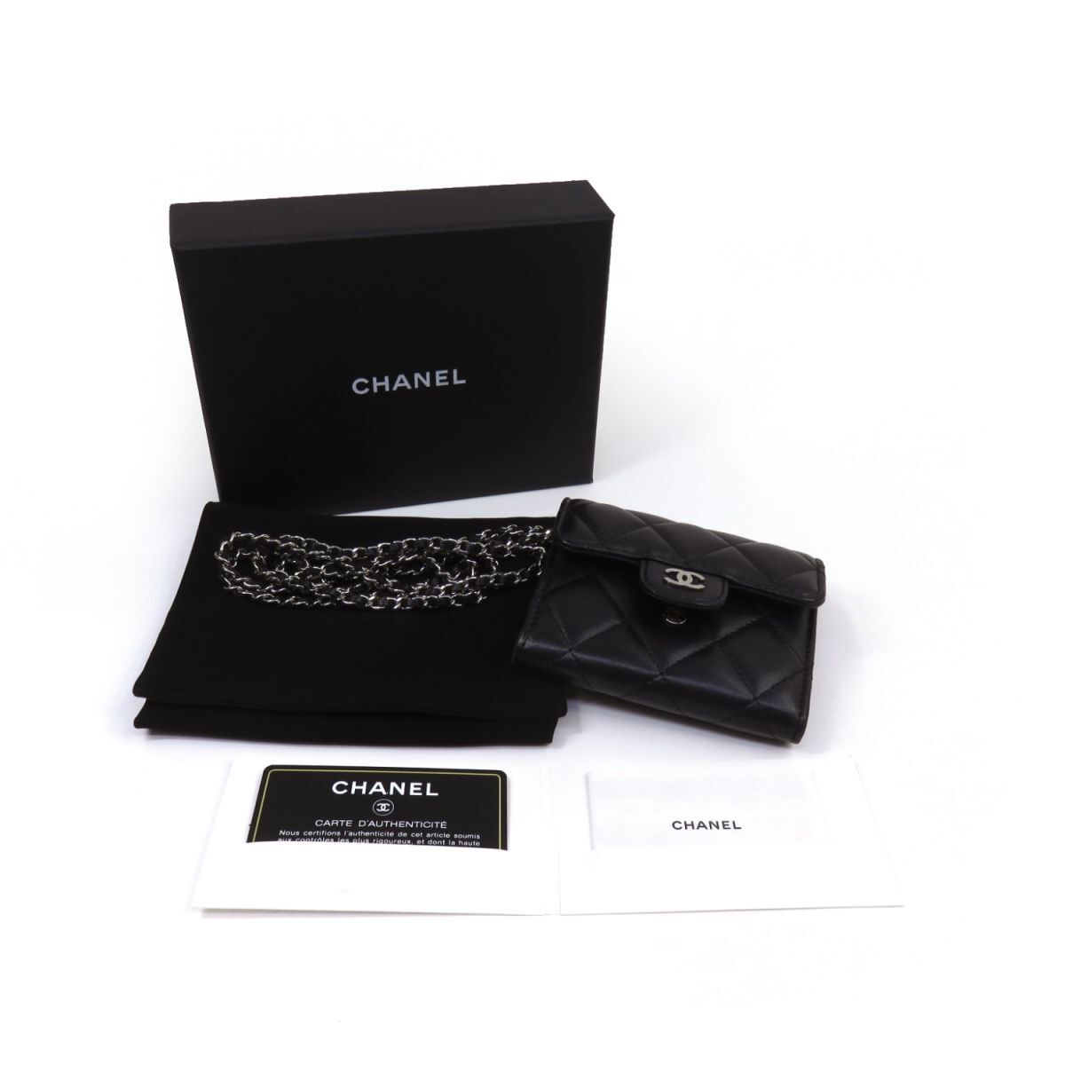Yahoo!オークション - 171s CHANEL シャネル マトラッセ ミニチェーン...