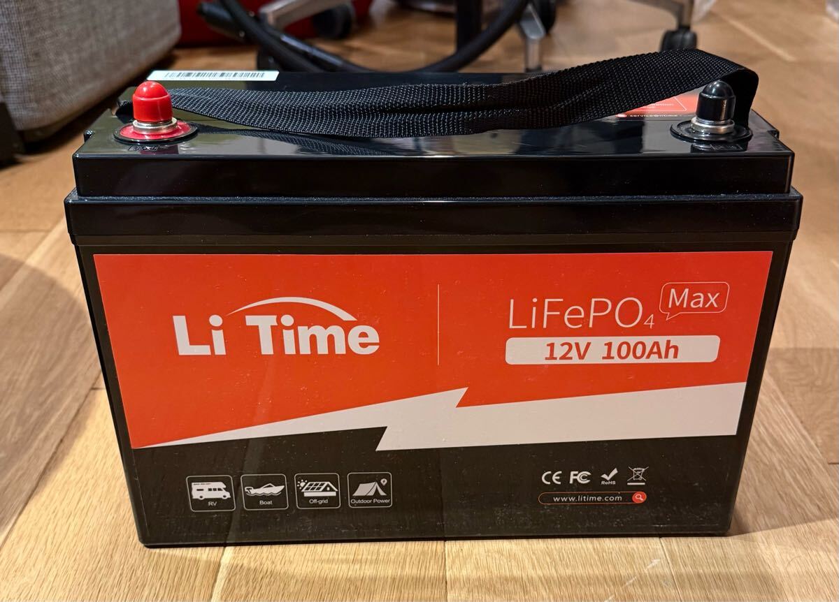 Yahoo!オークション - LiTime 12V 100Ah Max リン酸鉄リチウムイオンバ...