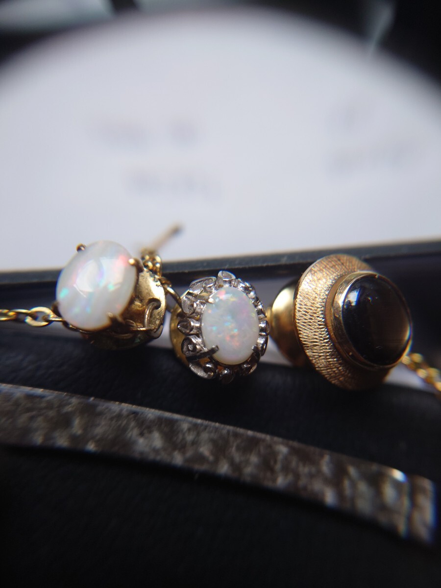 Yahoo!オークション - タイタック パーツ つぶしK18 K14 K10