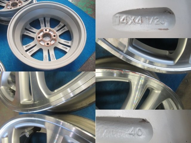 Yahoo!オークション - ホンダ純正 N-BOX 14インチ アルミホイール 14X4...