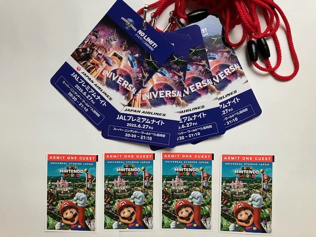 Yahoo!オークション - USJ JAL貸切 プレミアムナイト・パス＋「スーパ...