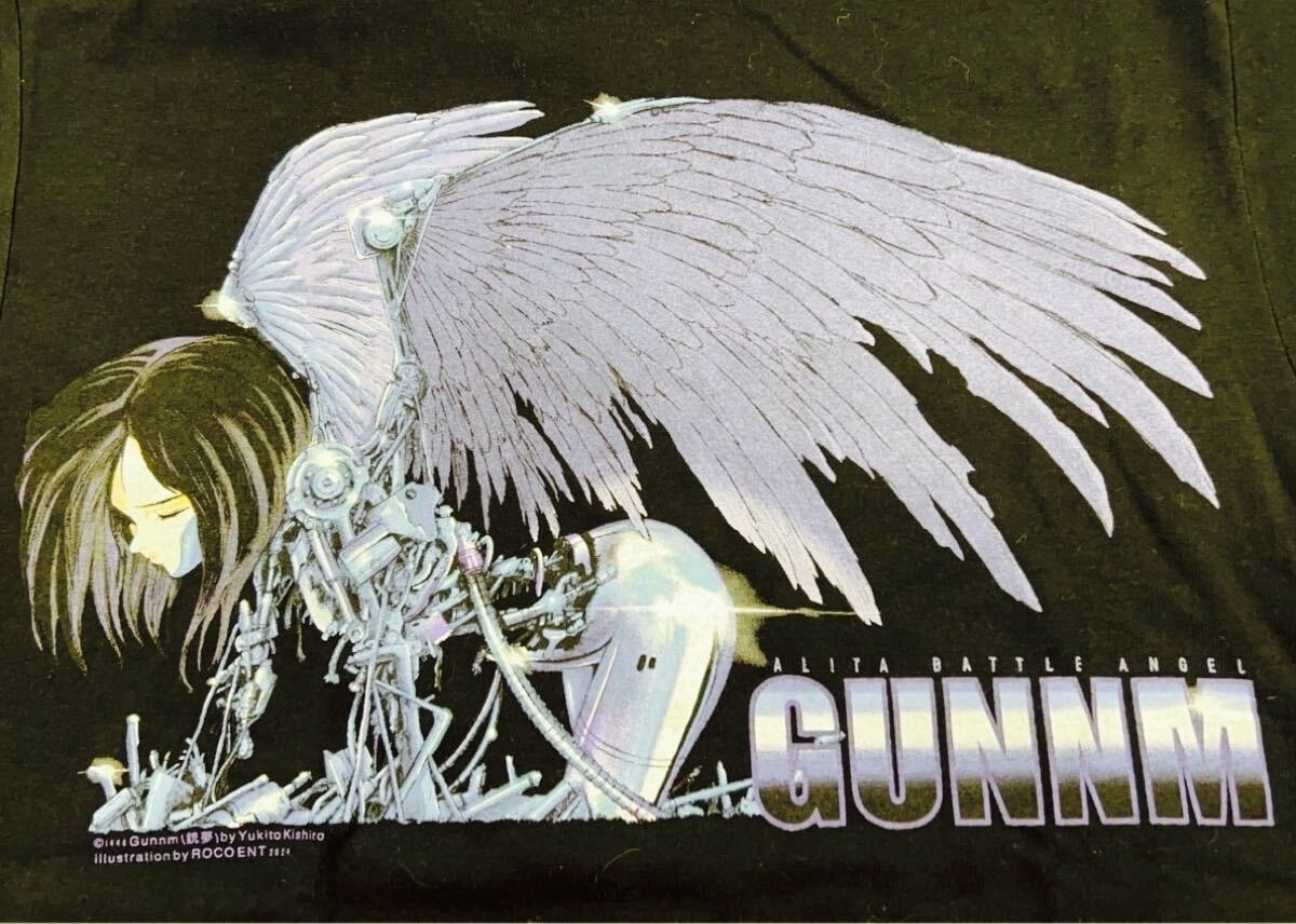 Yahoo!オークション - スペシャル GUNNM 銃夢 アニメ Tシャツ M ブラッ...