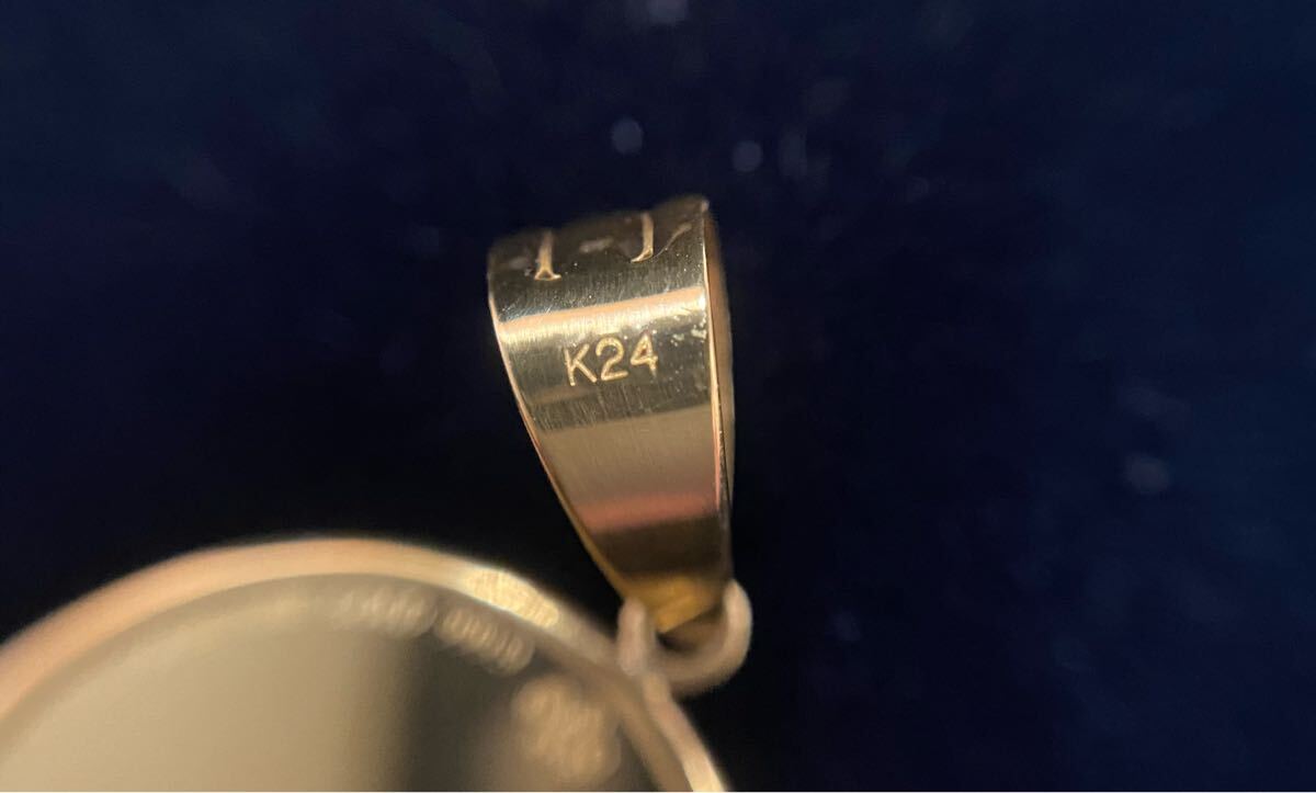 Yahoo!オークション - PAMP 純金K24 バタフライコイン ペンダント...