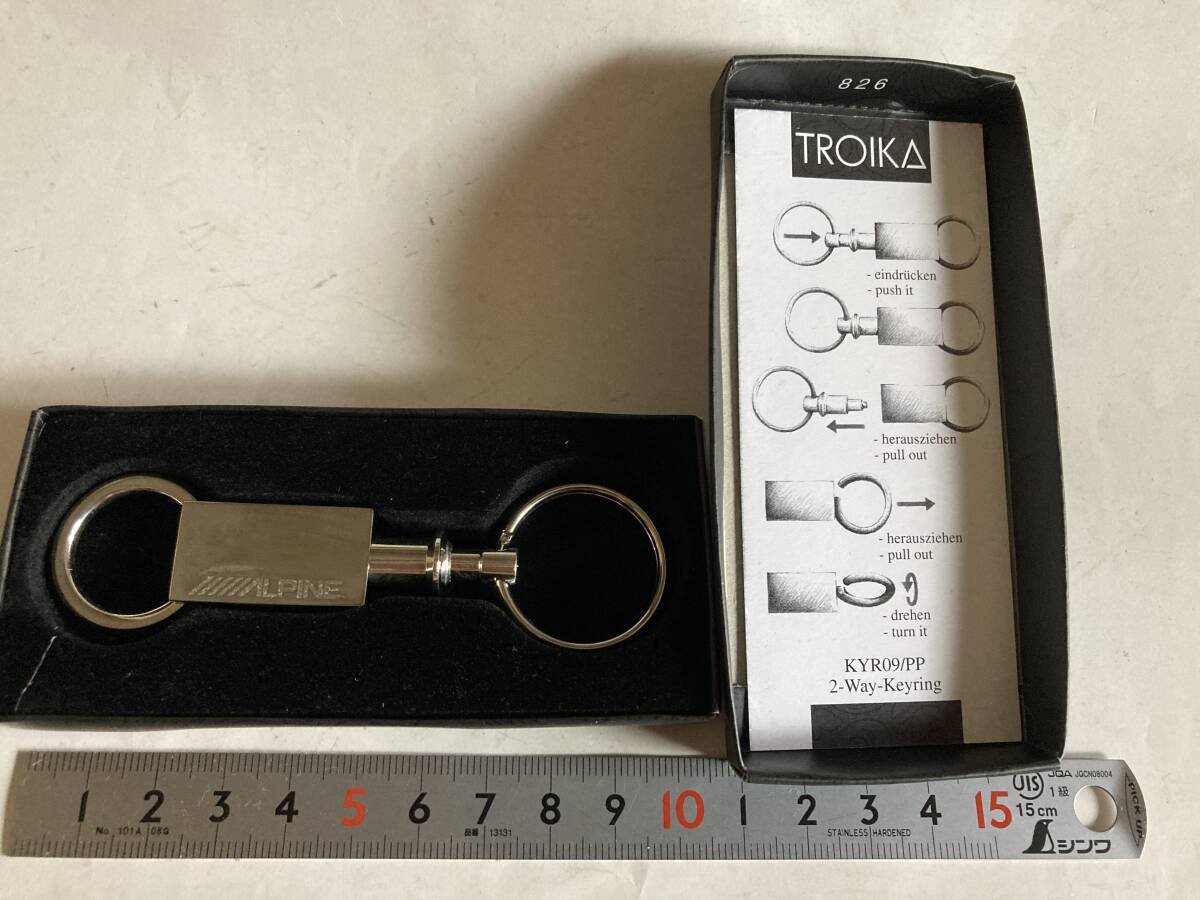Yahoo!オークション - TROIKA 2wayキーリング アルパイン