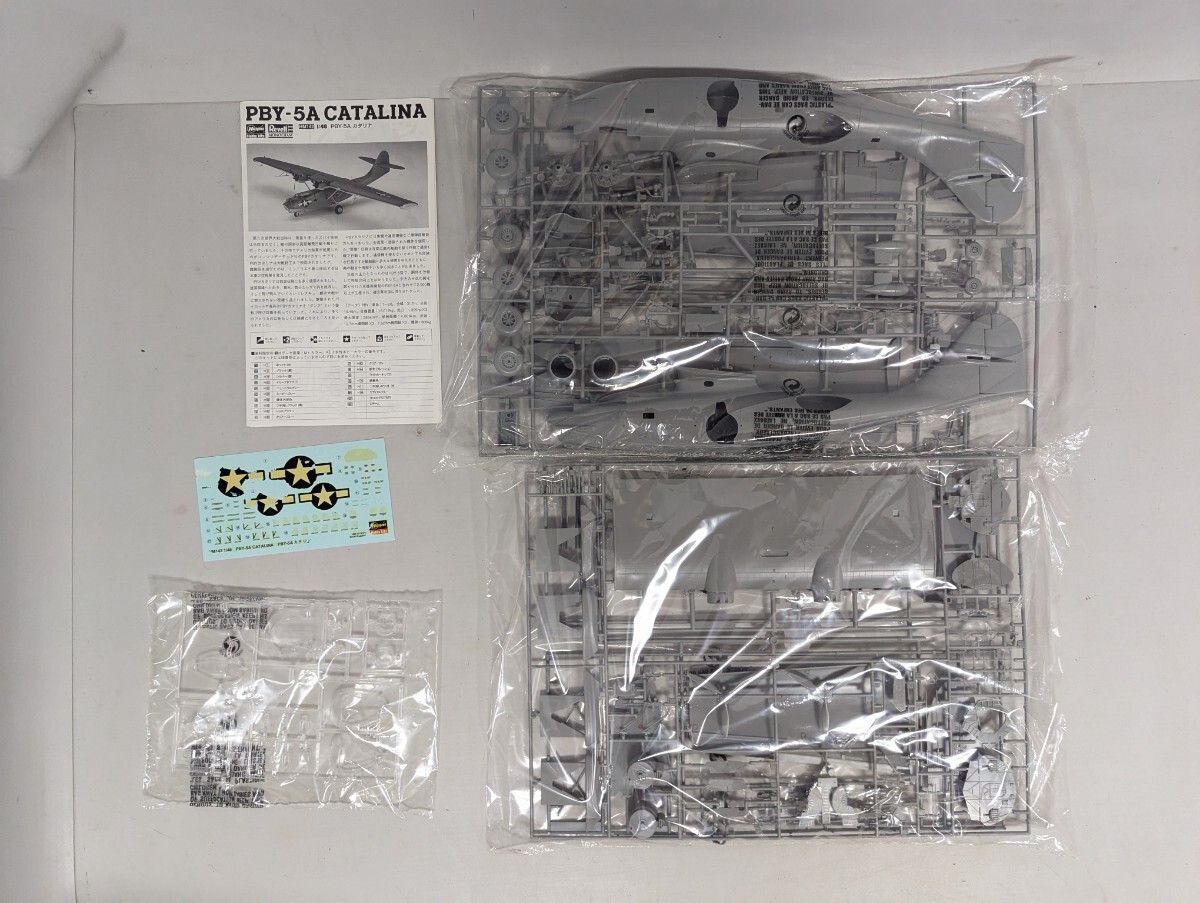 Yahoo!オークション - 未組立 レベル 1/48 PBY-5A カタリナ 飛行艇 プ...