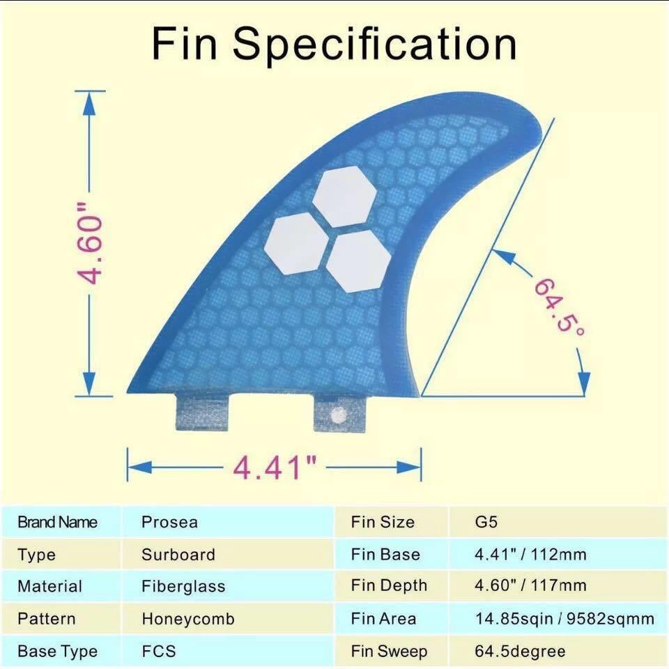 Yahoo!オークション - FCS G5 【新品】トライフィン 3点セット 送料無...