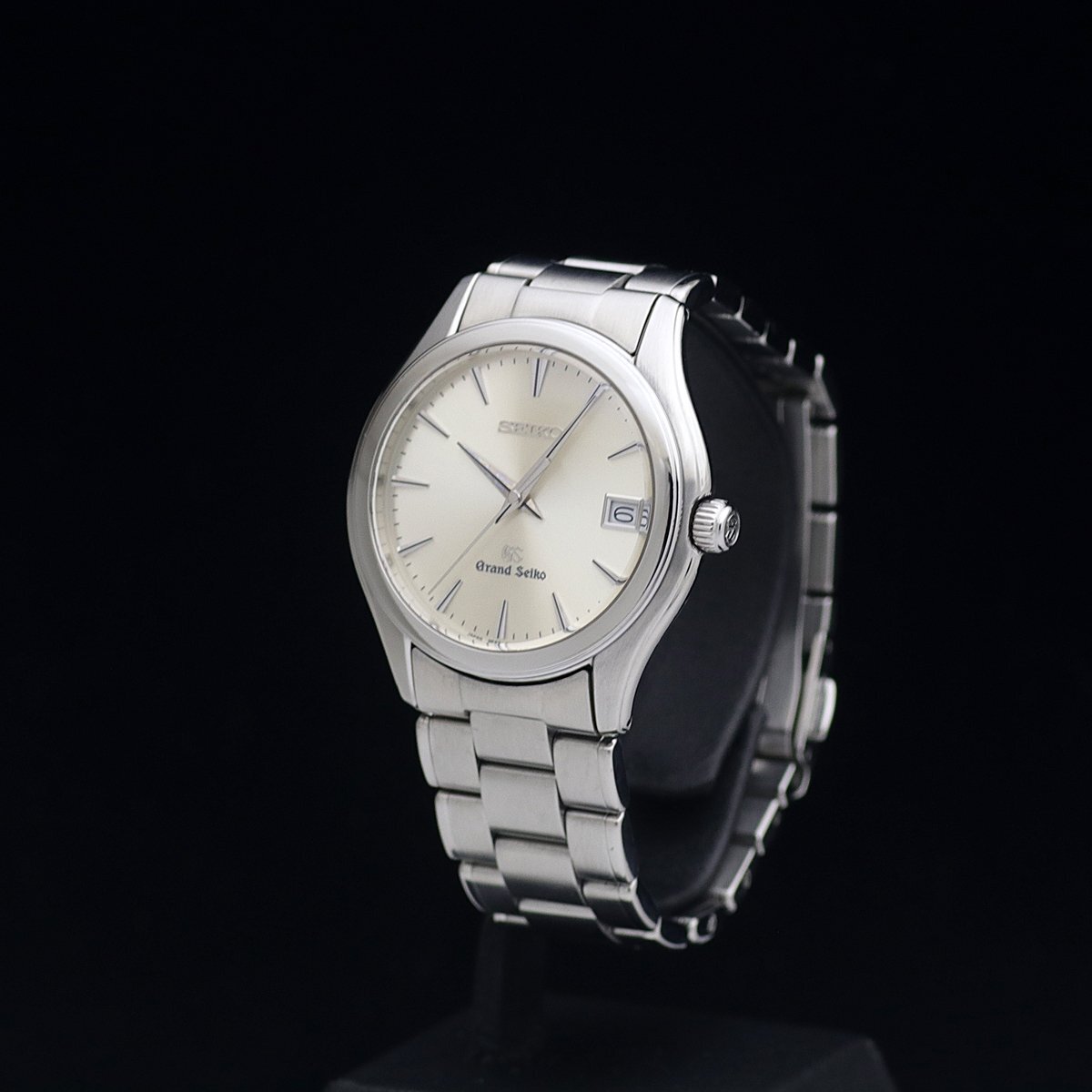 1円 電池交換済 SEIKO セイコー GS グランドセイコー SBGX005 9F62-0A10 SS メンズ 年差クォーツ シルバー文字盤 定価29.7万(グランドセイコー)｜売買された ...