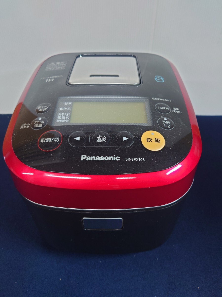 Yahoo!オークション - Panasonic 炊飯器 スチーム 可変圧力IH SR-SPX10...