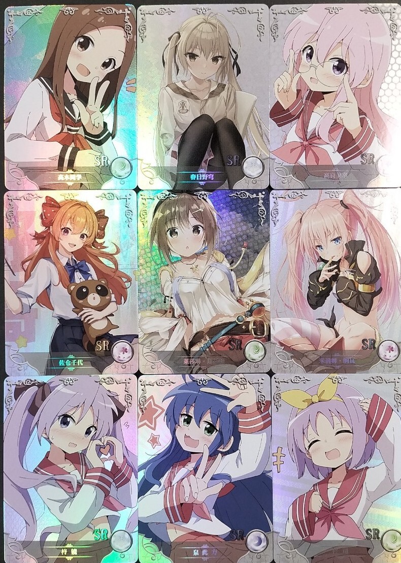 Yahoo!オークション - 美少女 9枚セット ACGカード セクシーカード 制...