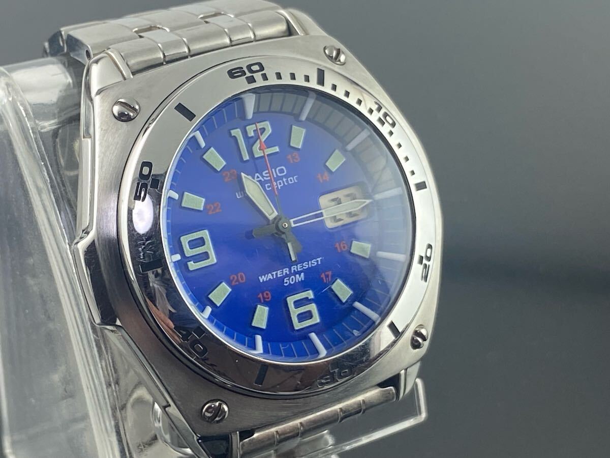 Yahoo!オークション - [A1575]1円～ メンズアナデジ電波時計 カシオ CA...