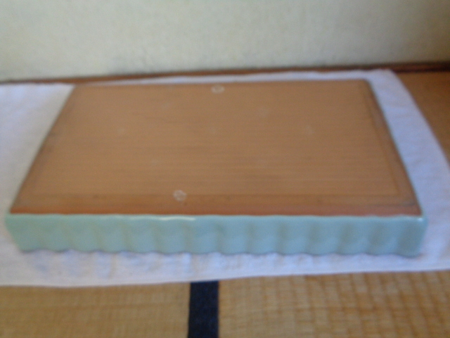 Yahoo!オークション - 陶器 水盤/長方形・角型・薄緑/13N/花器・花活け...