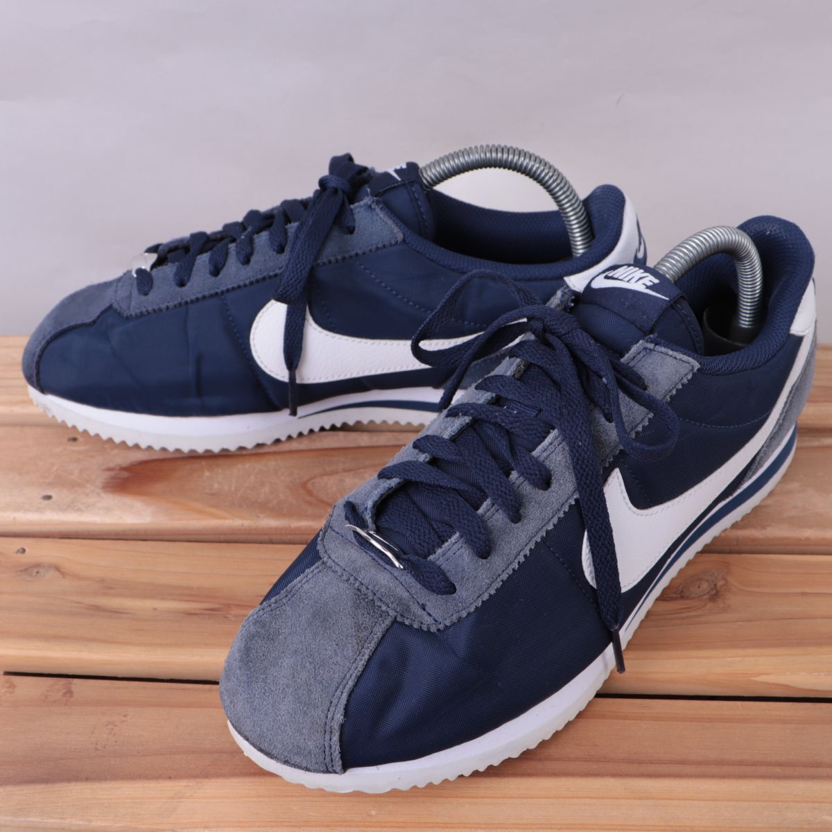 Yahoo!オークション - z154 ナイキ コルテッツ US9.5 26.5cm/紺 ネイビ...