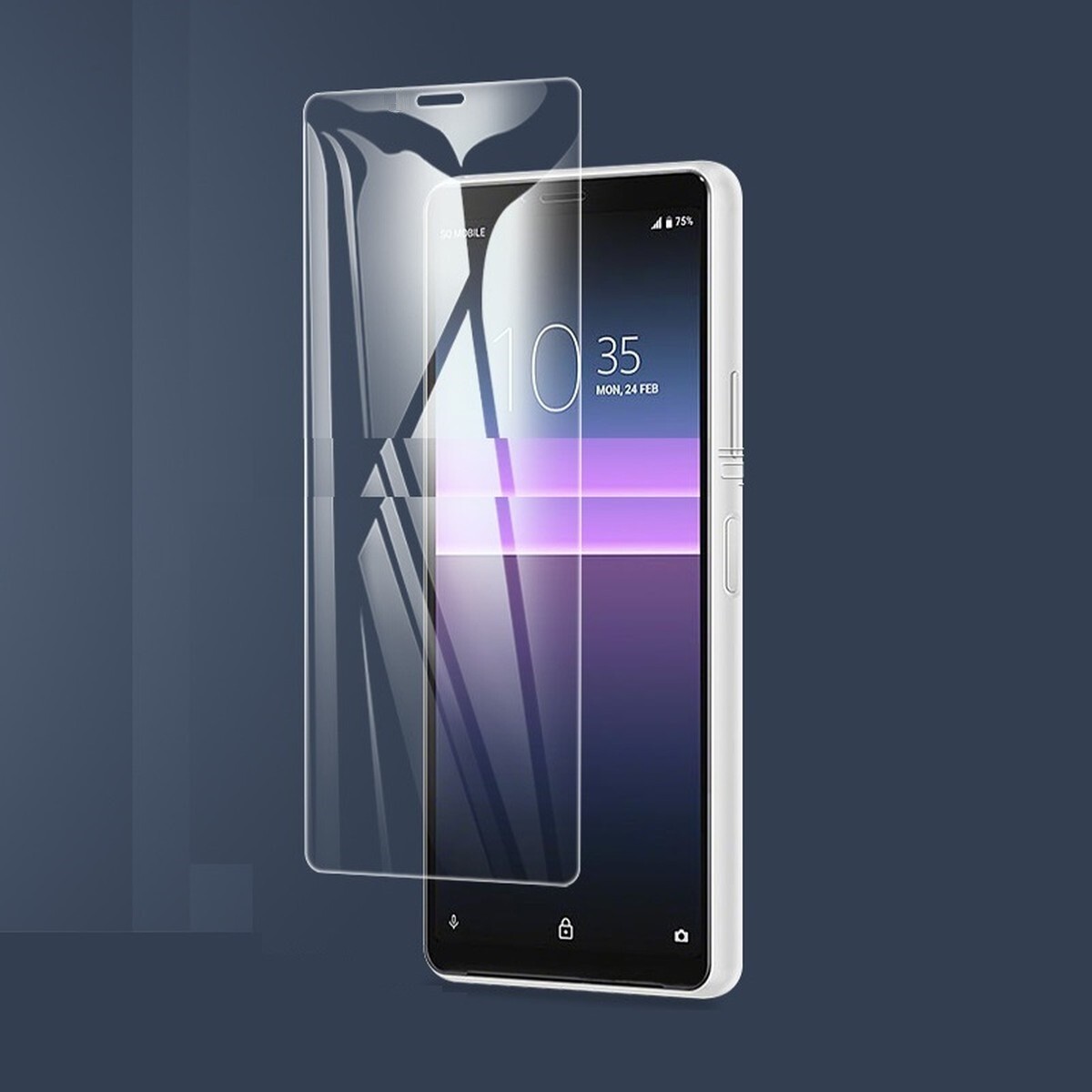 Yahoo!オークション - Xperia 10 II SO-41A SOV43 9H 0.26mm 強化ガラ...