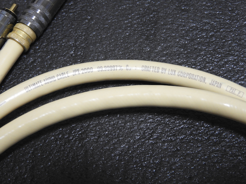 Yahoo!オークション - LUXMAN JPX-2000 RCAケーブル 1m ラックスマン