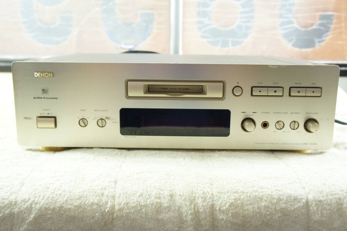 Yahoo!オークション - DENON デノン MDデッキ DMD-1800AL オーディオ機...