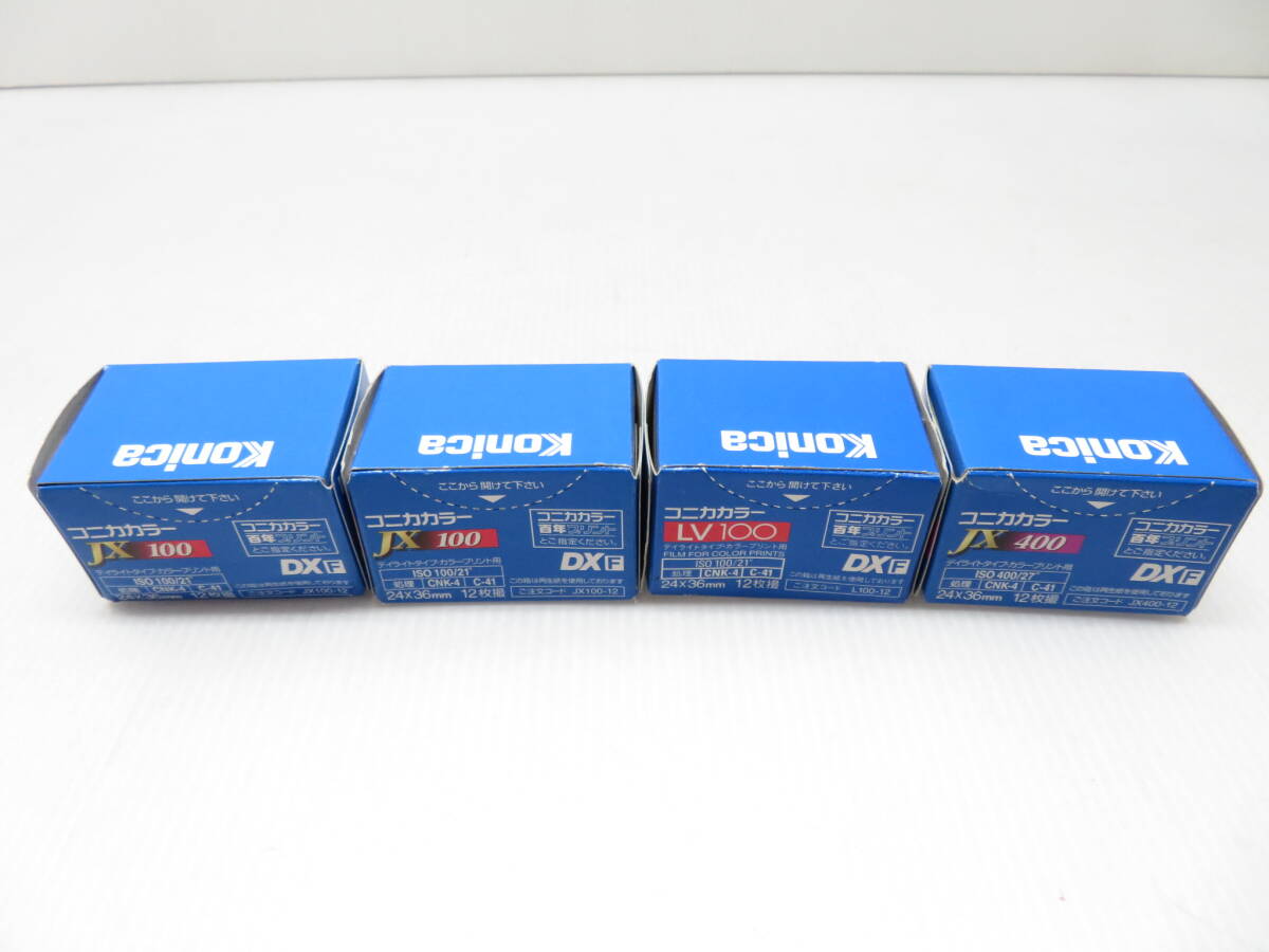 Yahoo!オークション - 未使用品 KONICA コニカ カラー JX100 LV100 JX4...