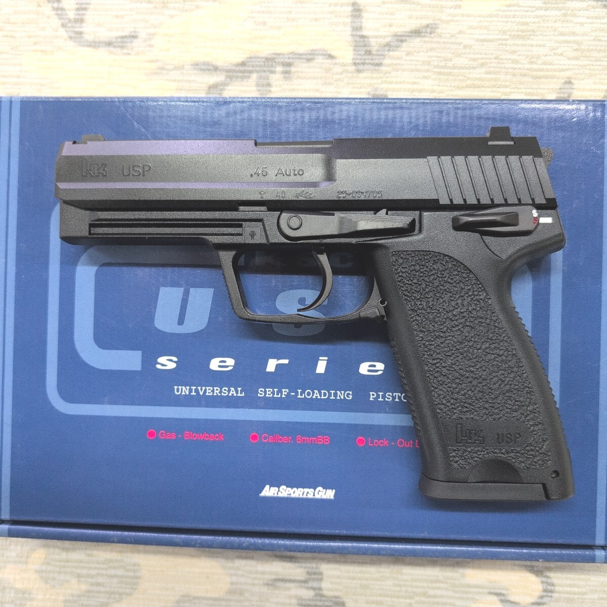 Yahoo!オークション - KSC USP 45 ガスブローバック ほぼ未使用品 動作...